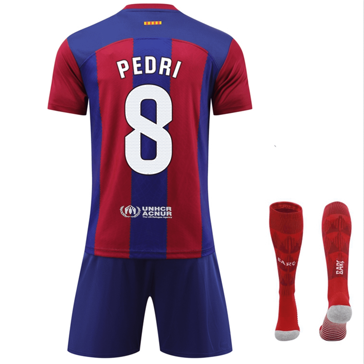 Barcelona 23/24 #8 Pedri Home Kit - Walmart.com