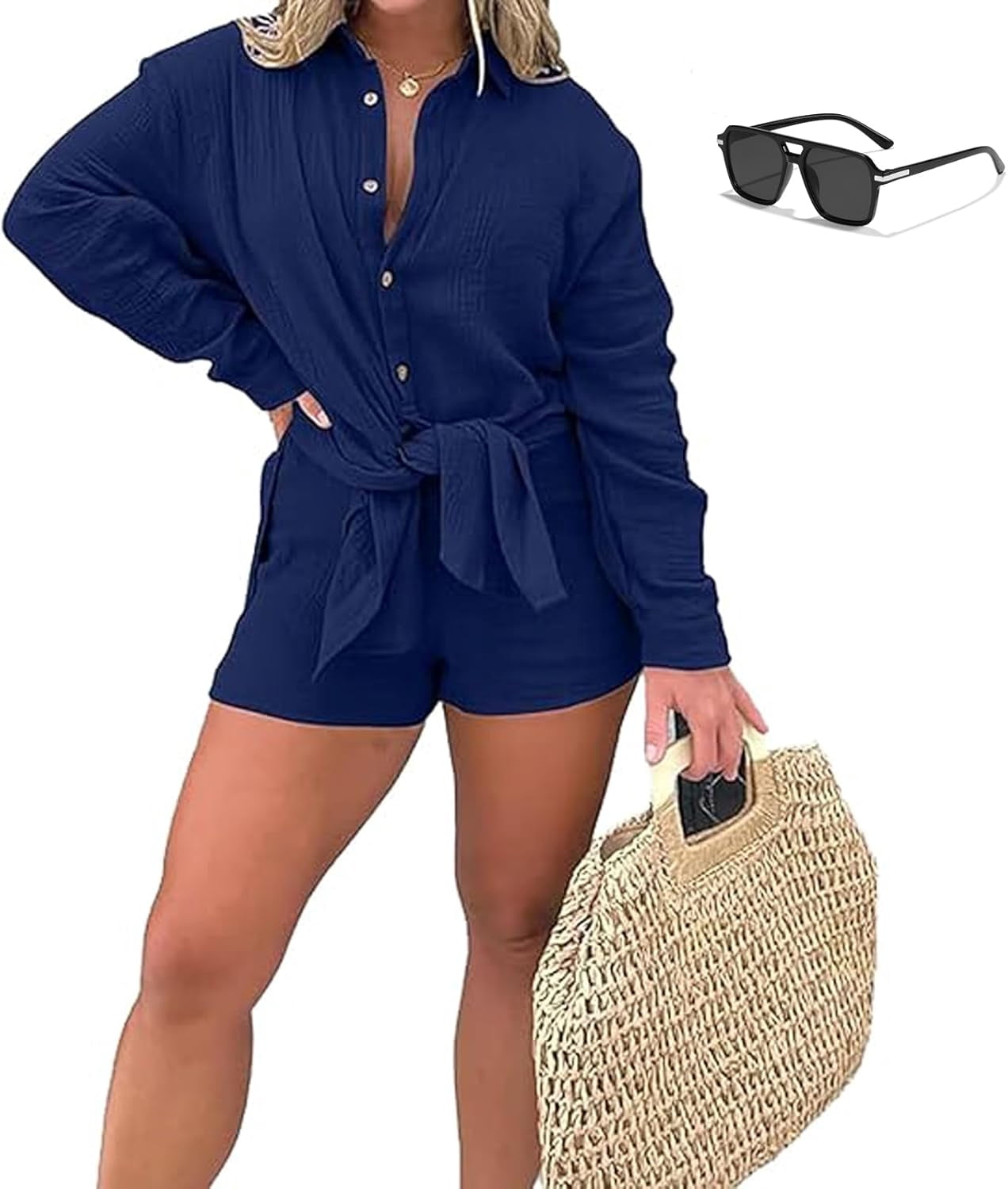 Barcelona Breeze Tulle Jumpsuit Set, Satin Romper Dress with Shorts ...