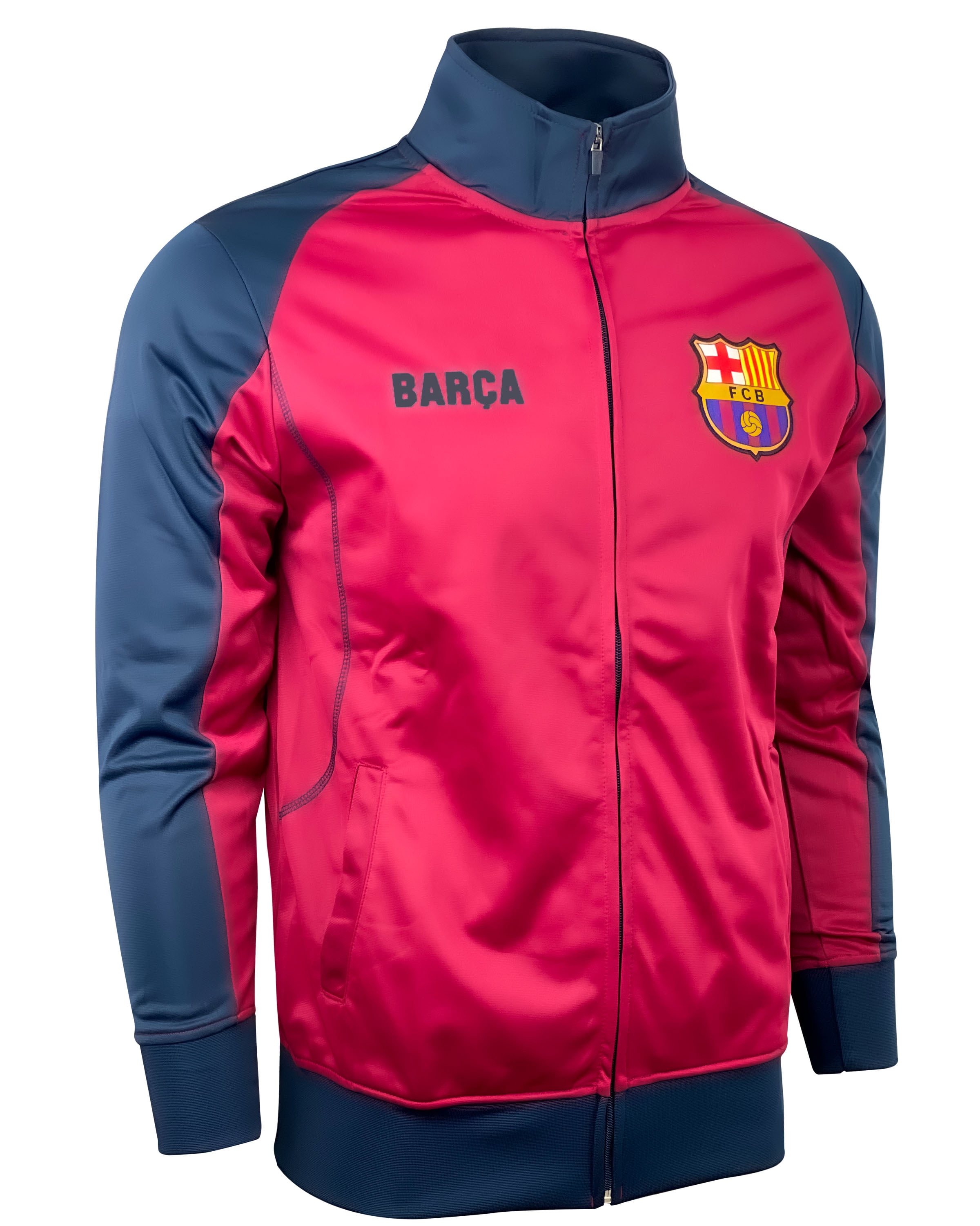 Barcelona Jacket For Adults And Kids, Licensed FC Barcelona Track ...