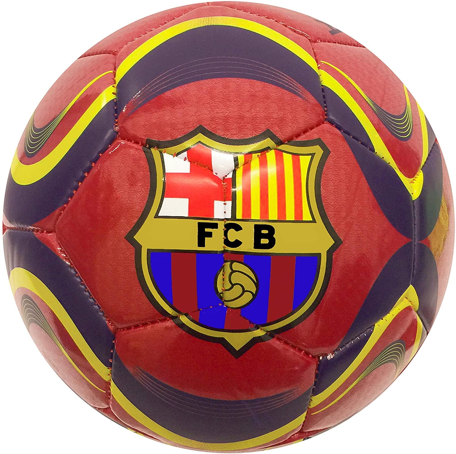 Barcelona Soccer Ball Maroon (Size 5), Licensed FC Barcelona Ball #5 ...