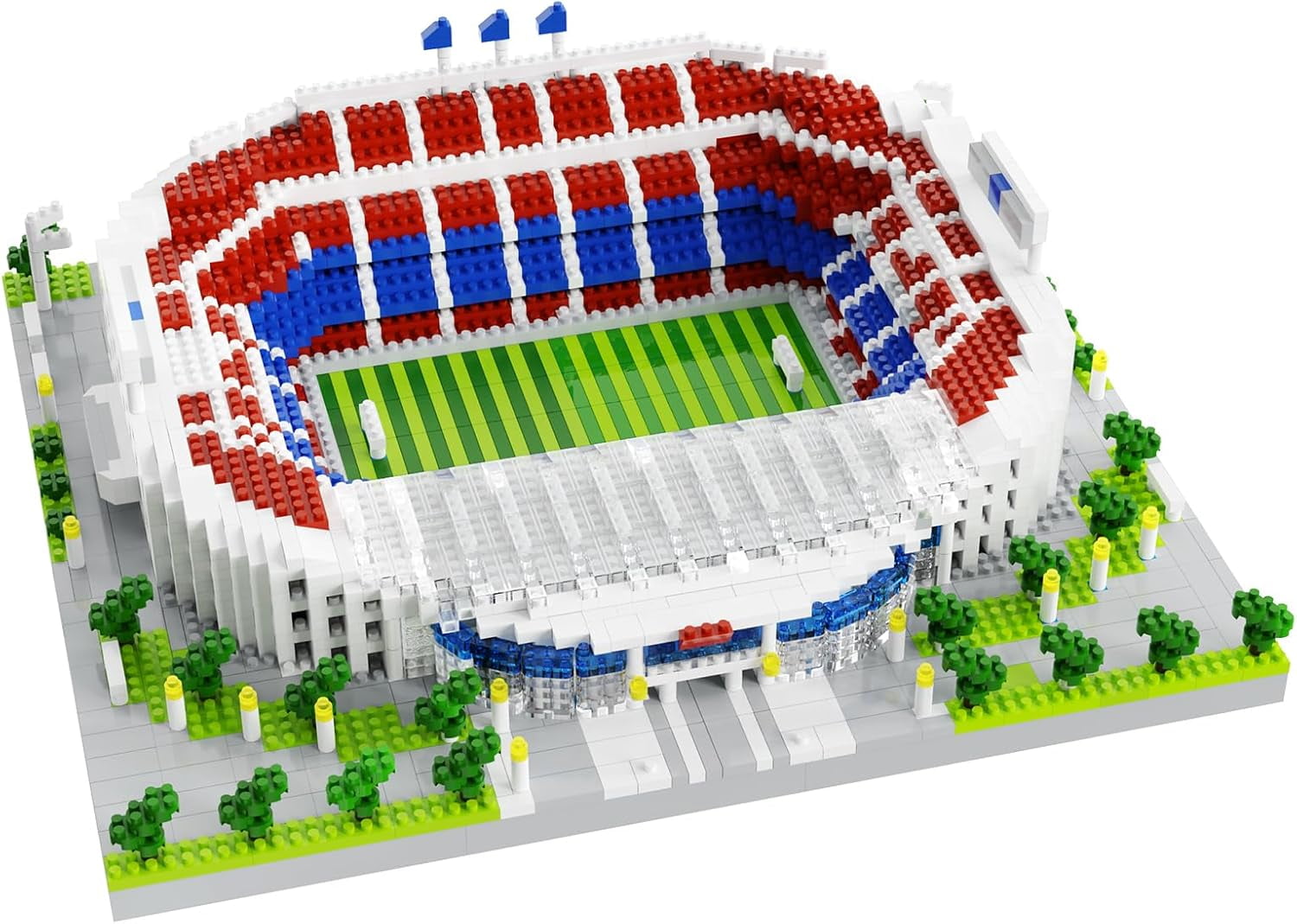 Barcelona Soccer Stadium Micro Blocks Building Sets, Micro Mini Bricks ...