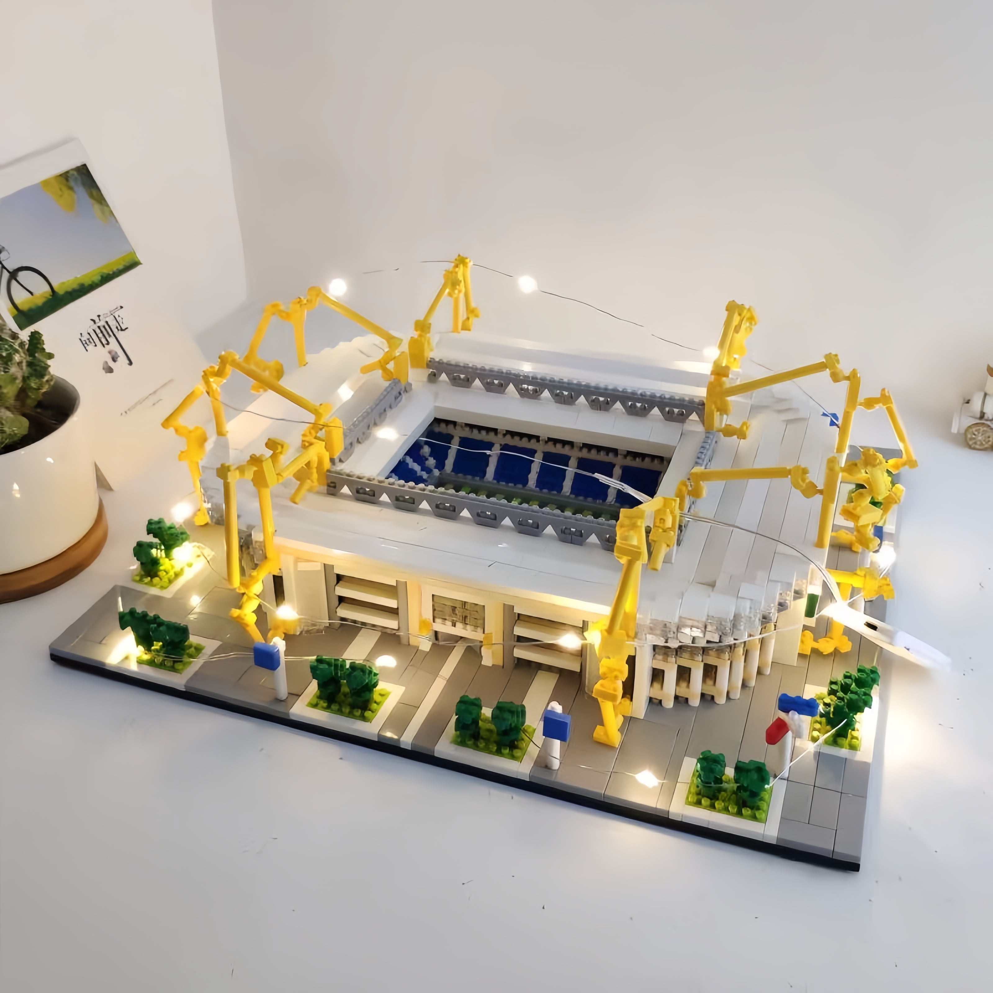 Barcelona Soccer Stadium Micro Blocks Building Sets Mini Bricks ...