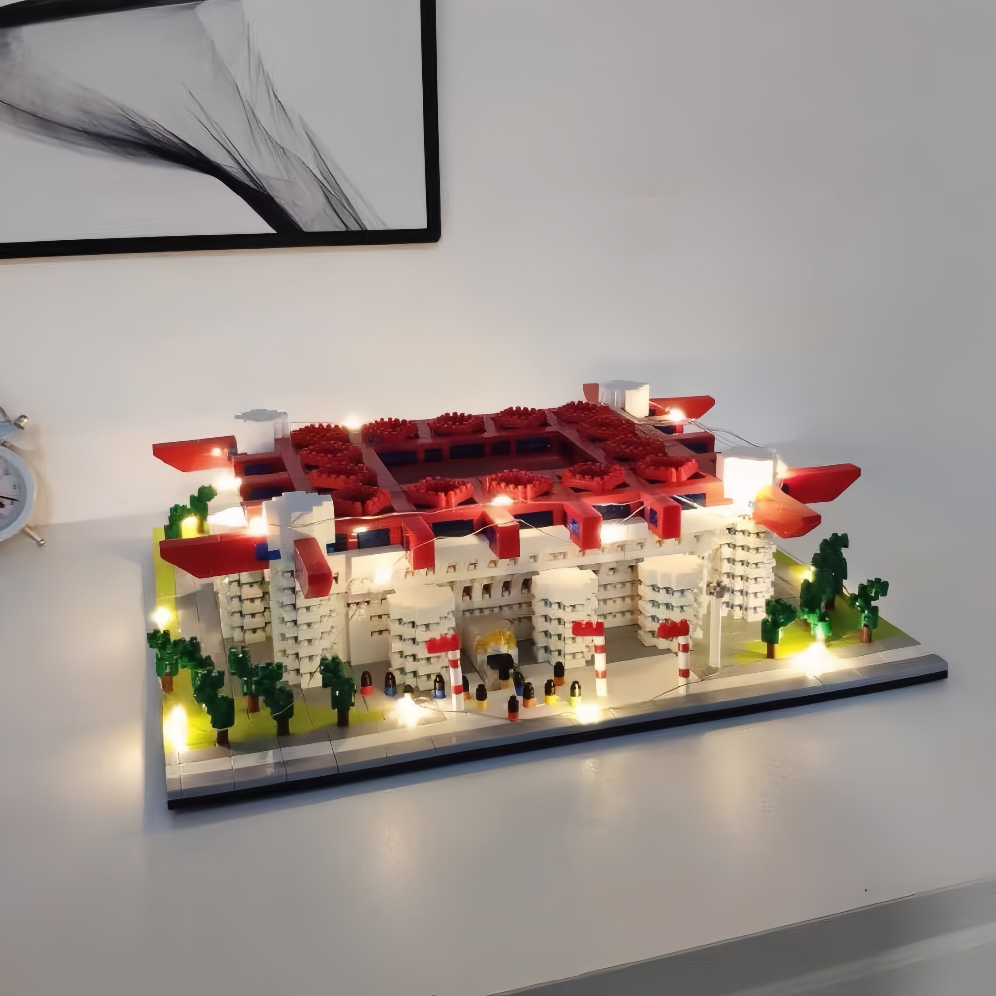 Barcelona Soccer Stadium Micro Blocks Building Sets Mini Bricks ...
