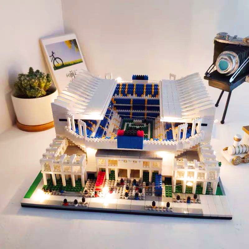 Barcelona Soccer Stadium Micro Blocks Building Sets Mini Bricks ...