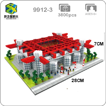 Barcelona Soccer Stadium Micro Blocks Building Sets Mini Bricks ...