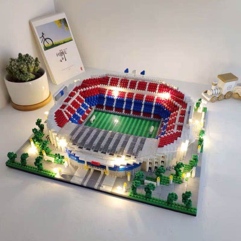 Barcelona Soccer Stadium Micro Blocks Building Sets Mini Bricks ...