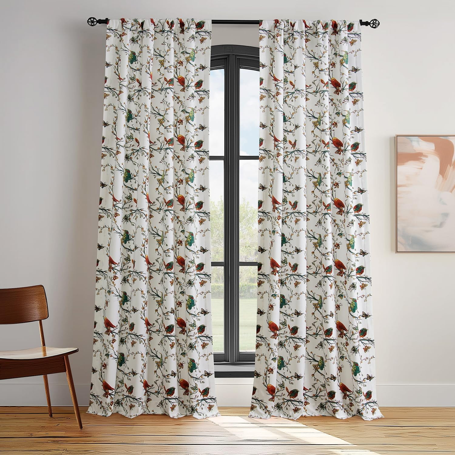 Barcelona Velvet Curtains for Bedroom 108 Inches Long (1 Panel ...