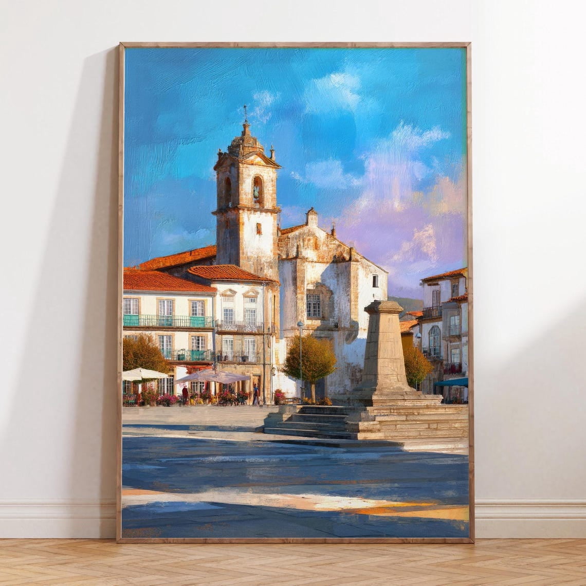 Barcelos Portugal Historic Square City Charm Wall Art Unframed Paper ...