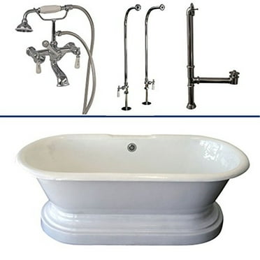 Barclay 71'' x 30.5'' Soaking Bathtub Kit - Walmart.com
