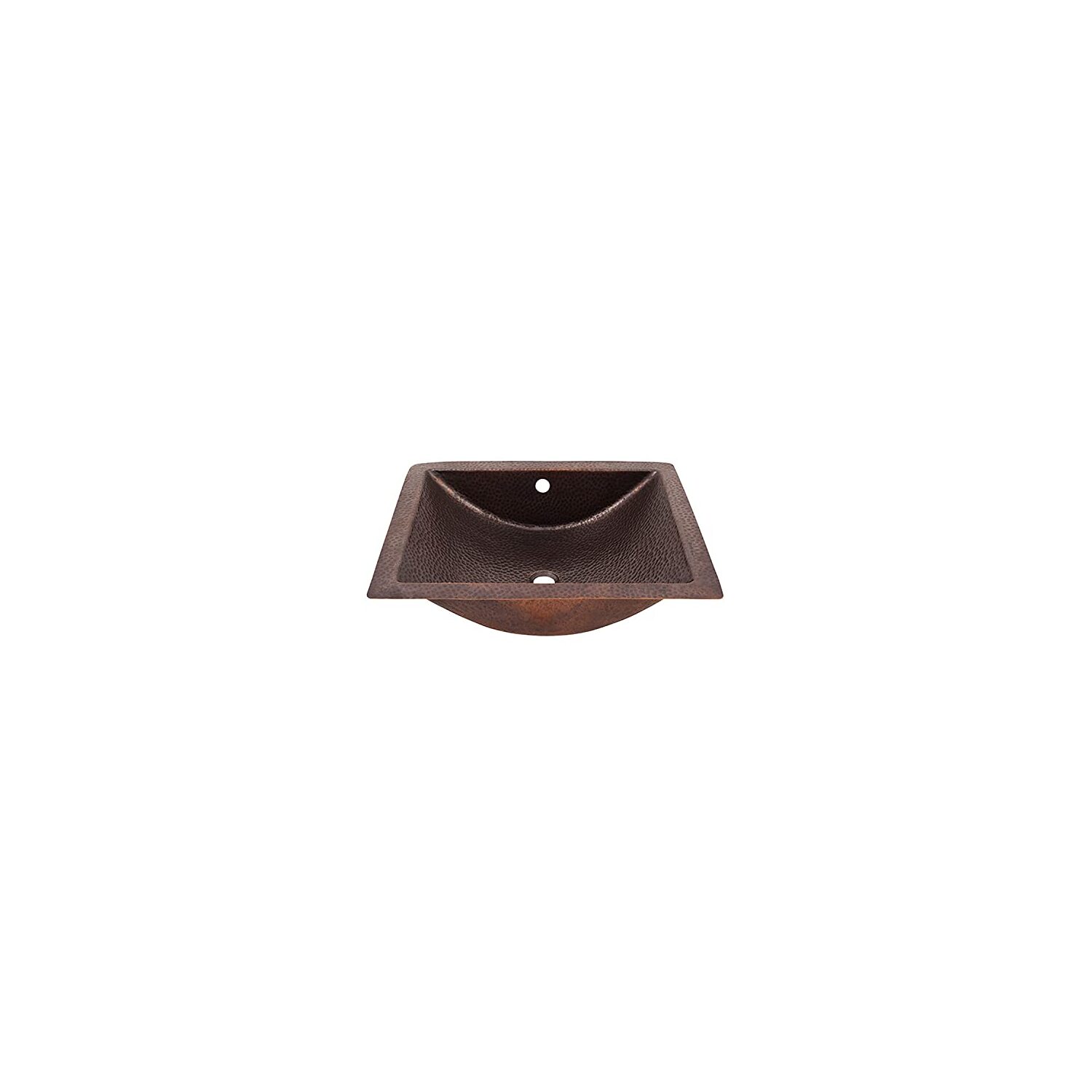 Barclay 6752-AC Fuller 20" Concave Undermount Lavatory Sink, Copper ...