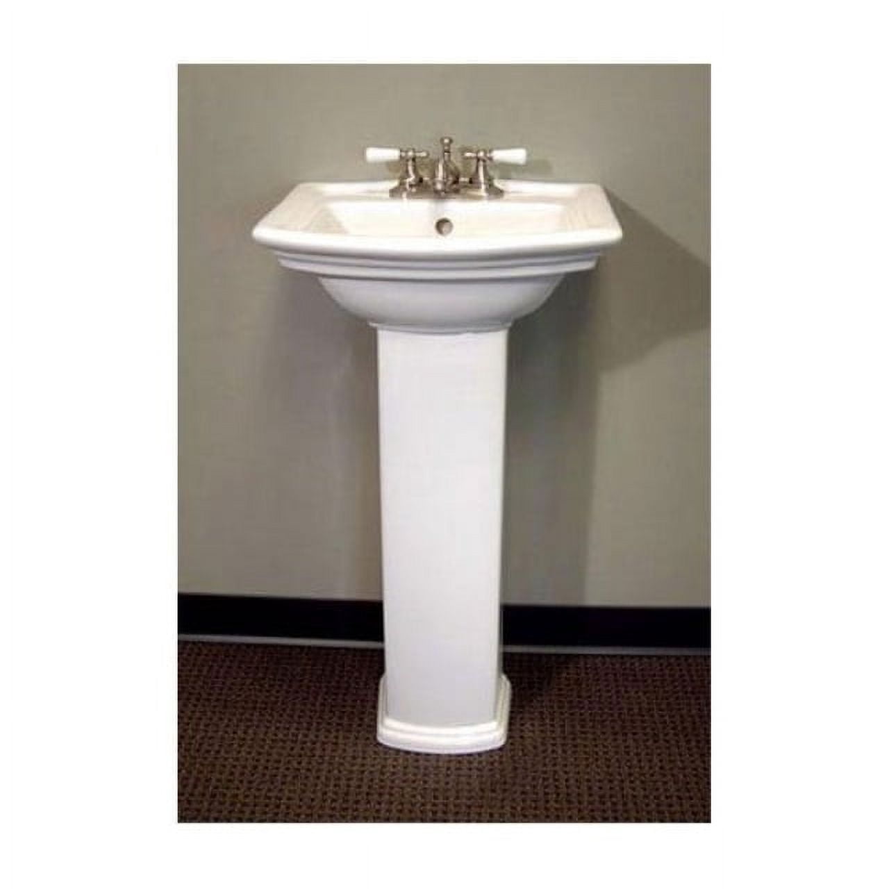 Barclay Washington Pedestal Sink 18.13W 33.38H - Walmart.com