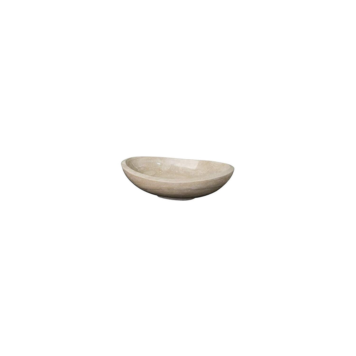 BarclayLoomis Curved/Oval Travertine - Walmart.com