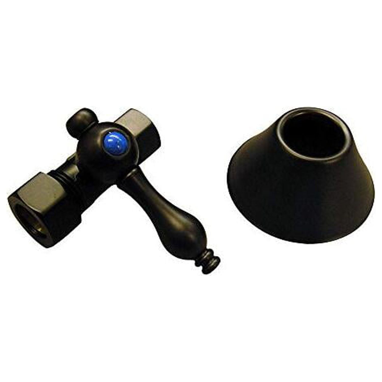 BarclayStraight Stop w/Flange, 1/2" - Walmart Business Supplies