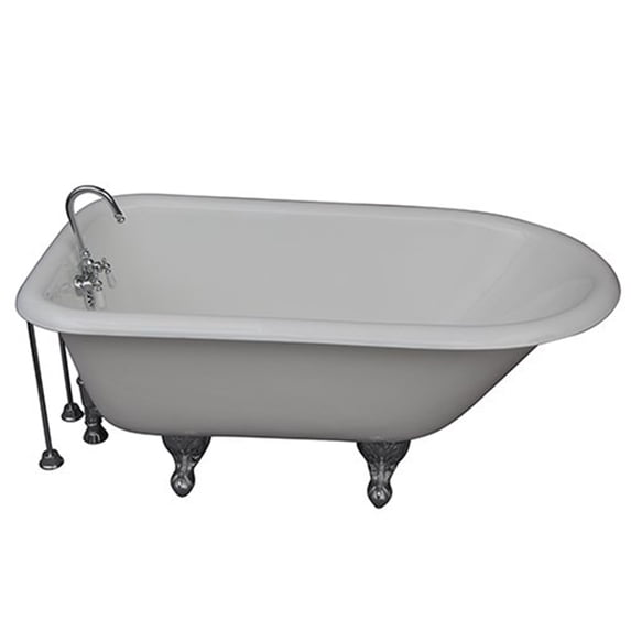 BarclayTub Kit 54" CI Roll Top, Tub - Walmart.com