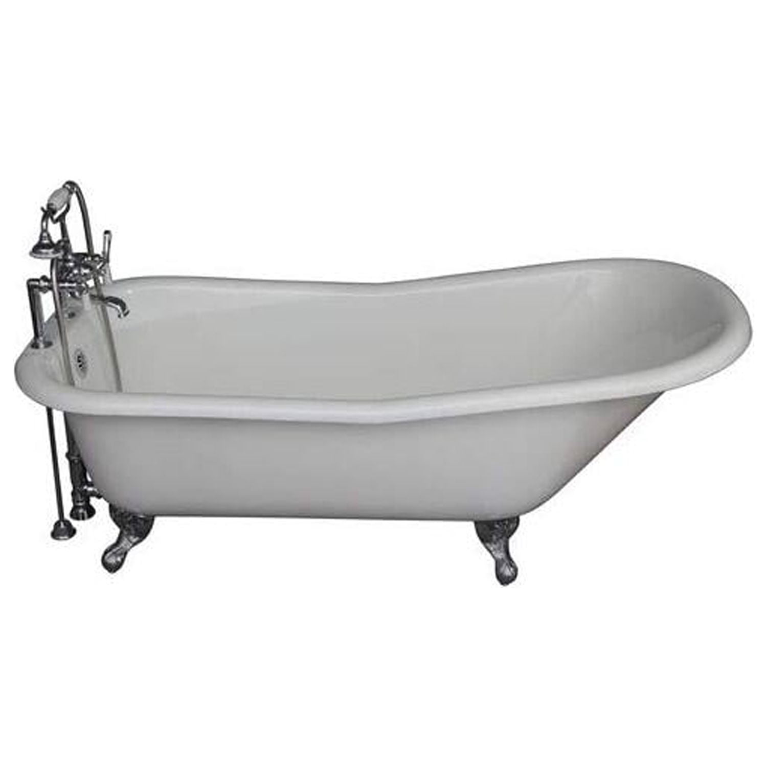 BarclayTub Kit 67" CI Slipper, Tub - Walmart.com