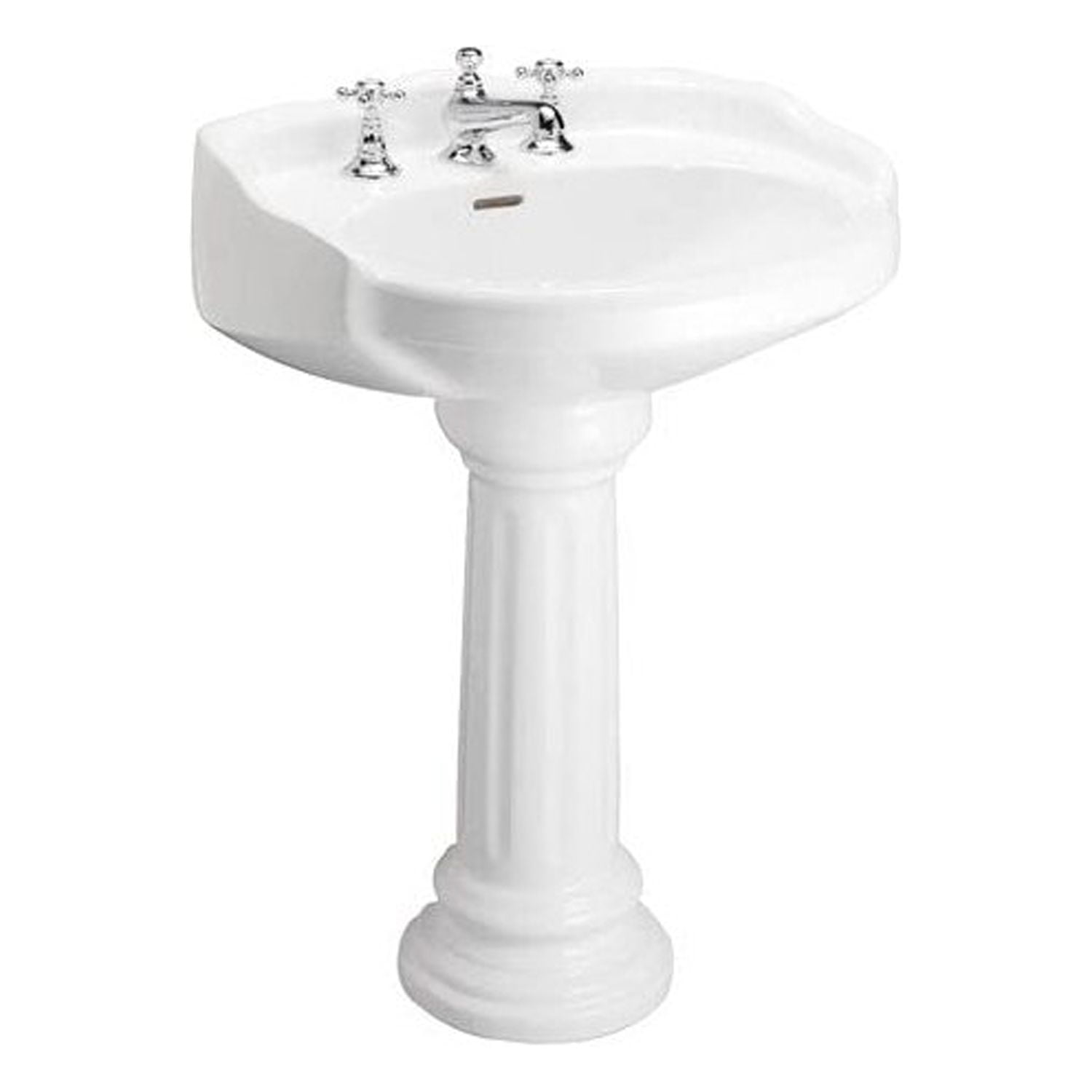 BarclayVicki Pedestal Lavatory, 8"cc, - Walmart.com