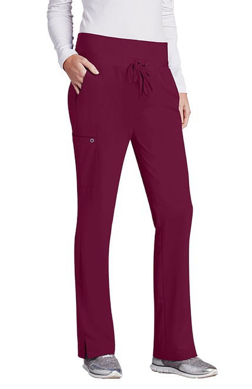 Barco One Women's 5-Pocket Knit Waistband Flare Scrub Pant - 5206X ...
