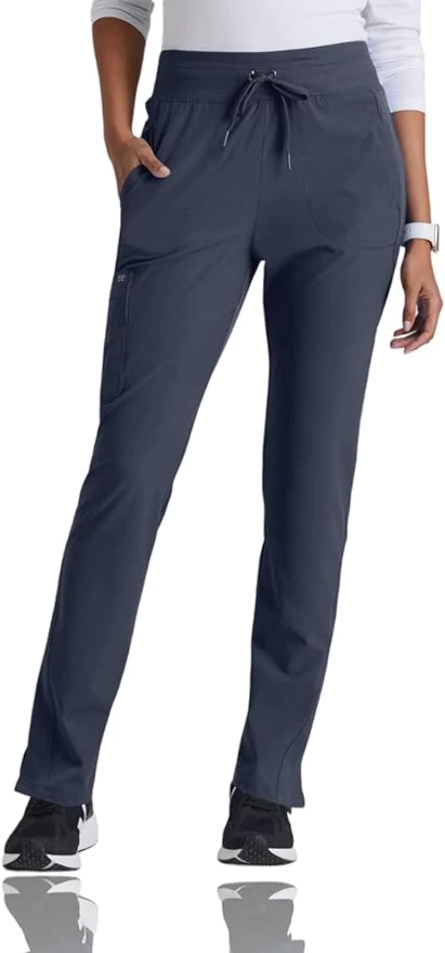 Barco One 5 Pocket Knit Waistband Tapered Leg Pant - Walmart.com
