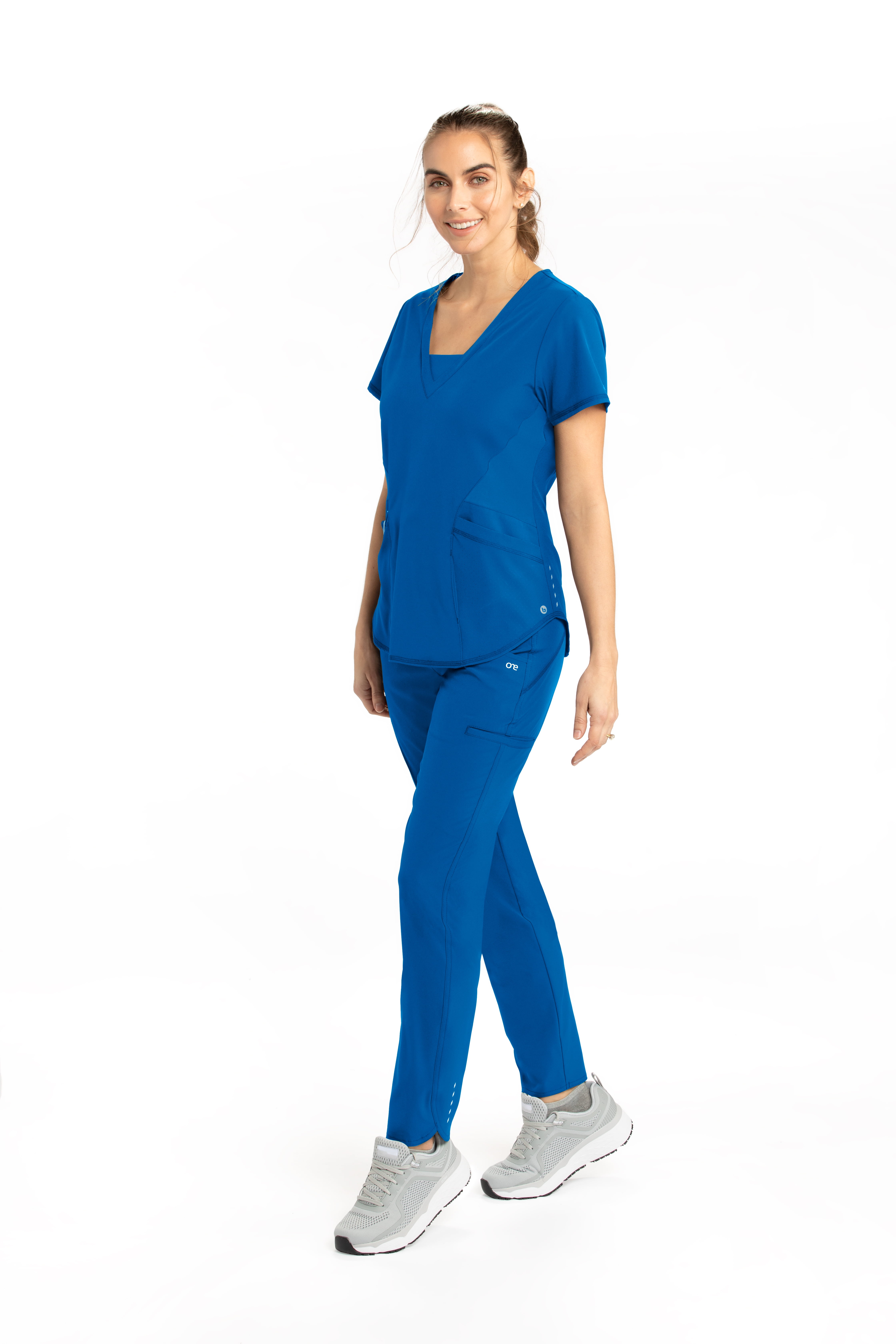 Barco One Women's BOT083 3 Pocket V-Neck "Spark" Scrub Top - Walmart.com