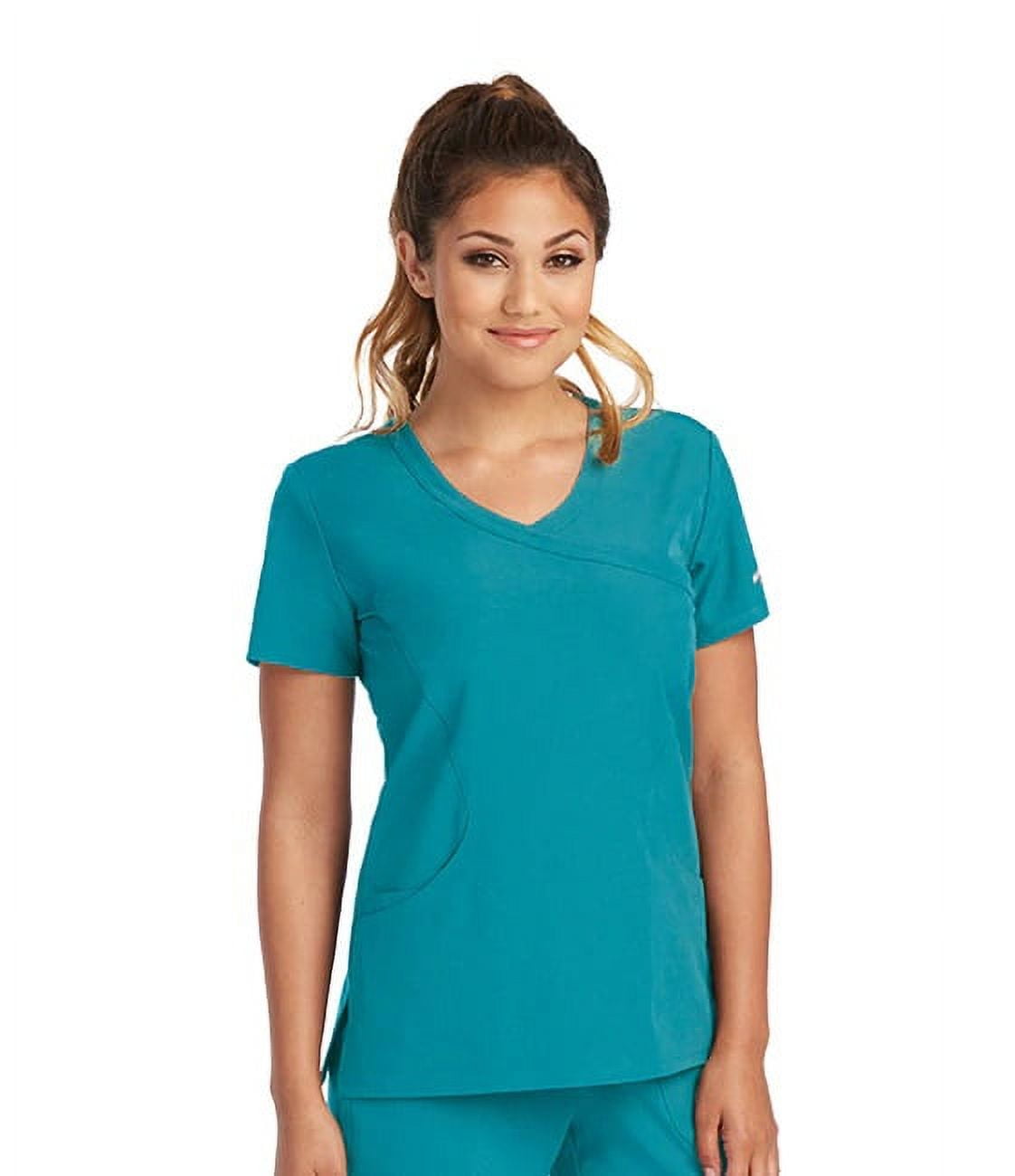 Barco Reliance Women's 3-Pocket Mock Wrap Scrub Top - Walmart.com