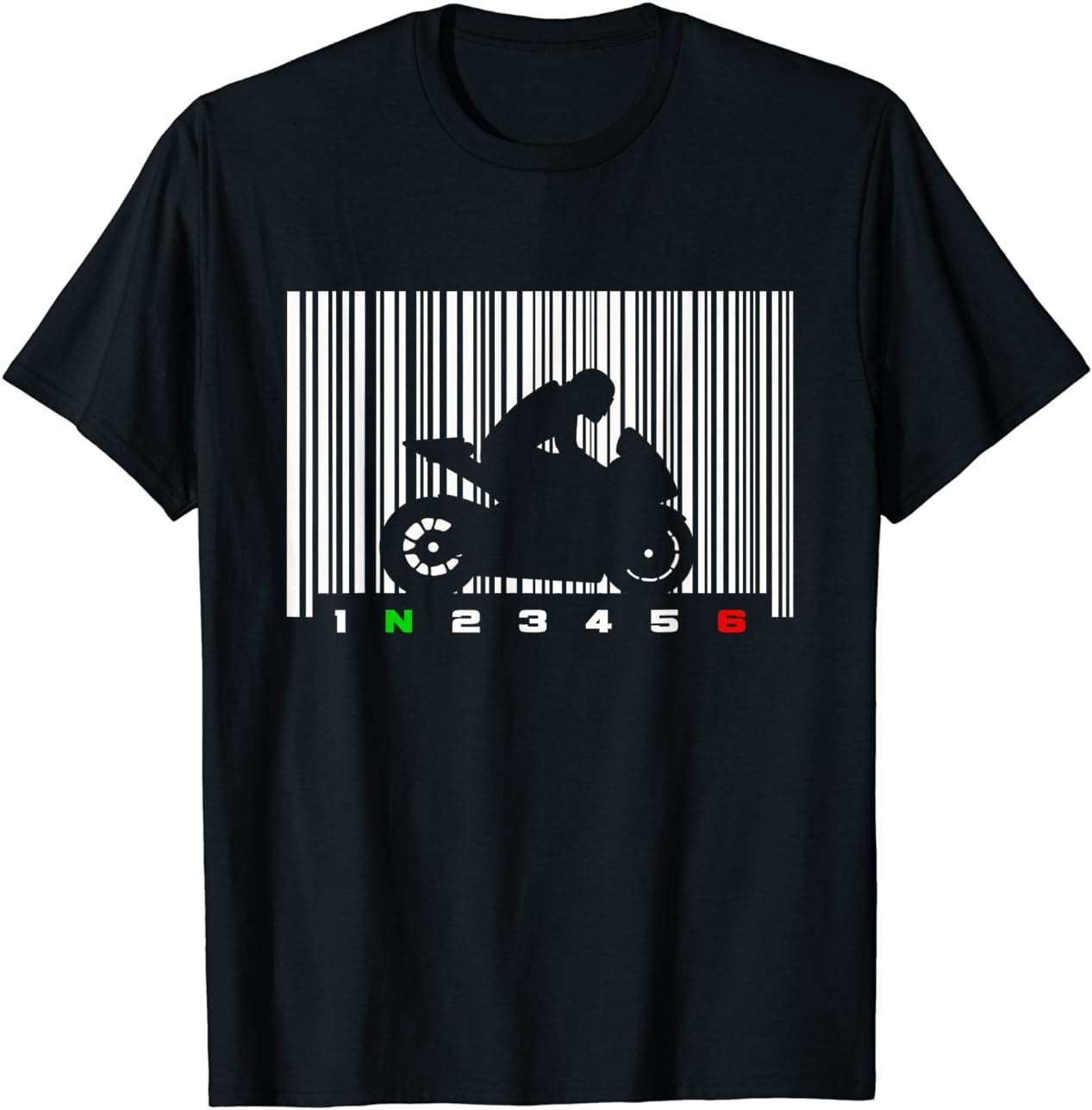 Barcode Motorcycle T-Shirt - Walmart.com