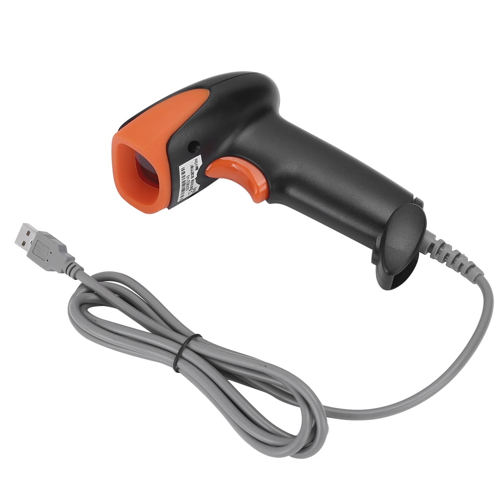 Barcode Scanner 1D Dimensional Wired Laser Automatic Scanning Label ...