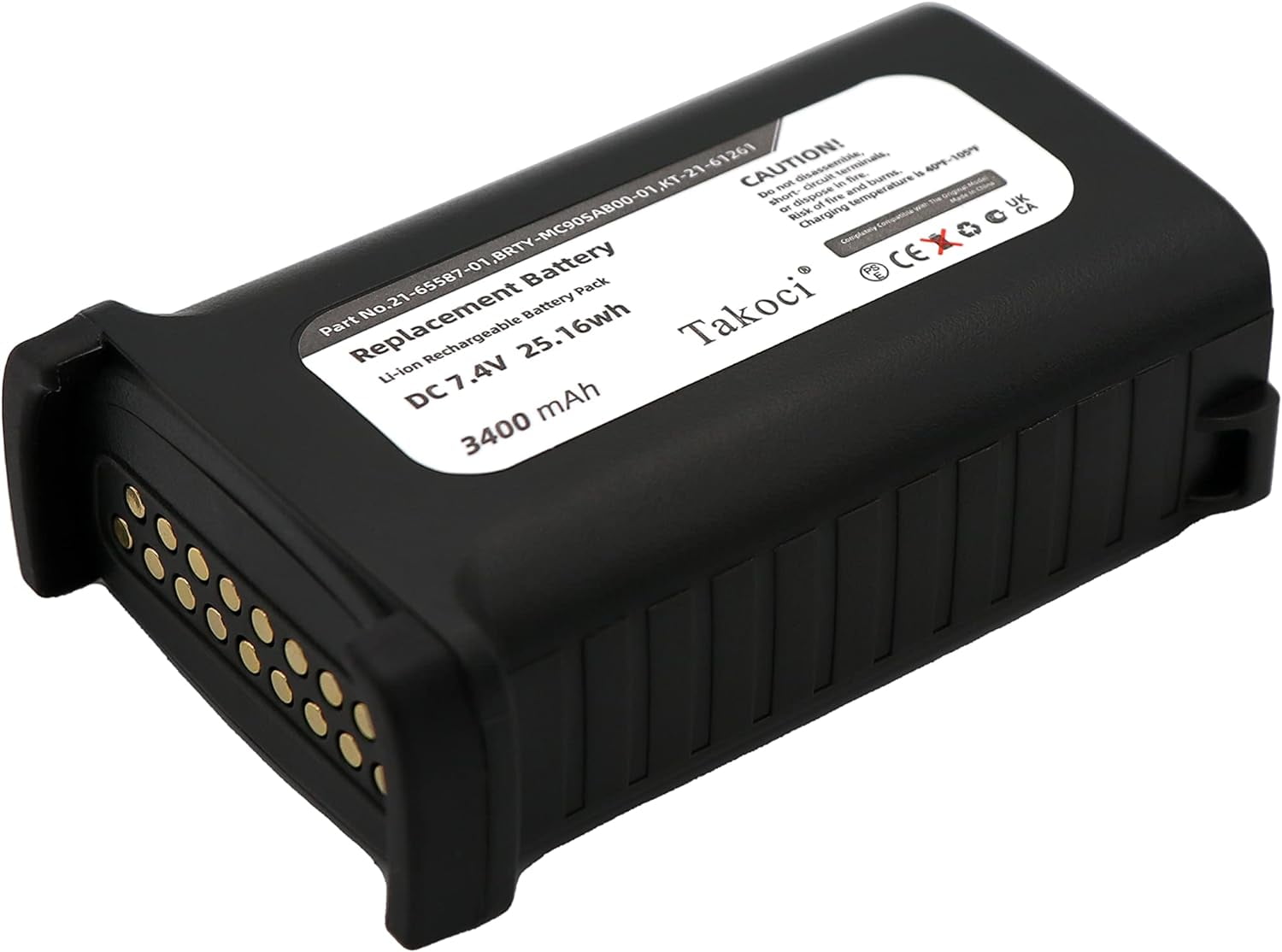 Barcode Scanner Battery for Symbol MC9000, MC9000-G, MC9000-K, MC9000-S ...