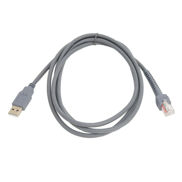 Barcode Scanner Cable USB Scan Cable for Symbol LS2208 LS2208AP LS1203 ...