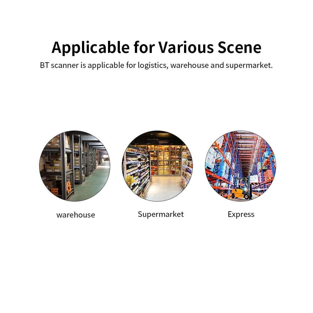 Barcode Scanner,Scanner Bt Qr Scanner Sans Fil Codebar/qr/data Scanner ...