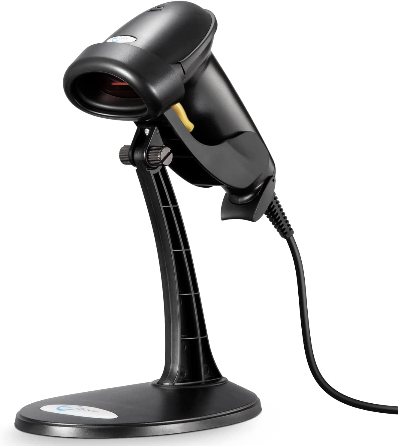 Barcode Scanner with Stand, Wired Handheld Bar Code Scanner with ...