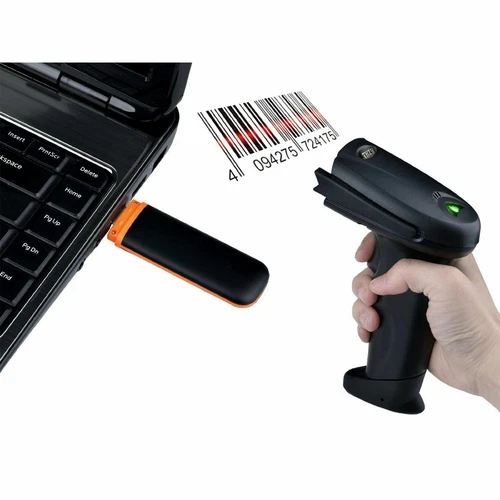 Barcode Scanner - Thzy 2.4G Wireless Cordless Handheld Barcode Bar Code ...