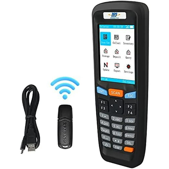 Barcode Scanner Wireless 1D Data Collector Portable Inventory Scanner ...