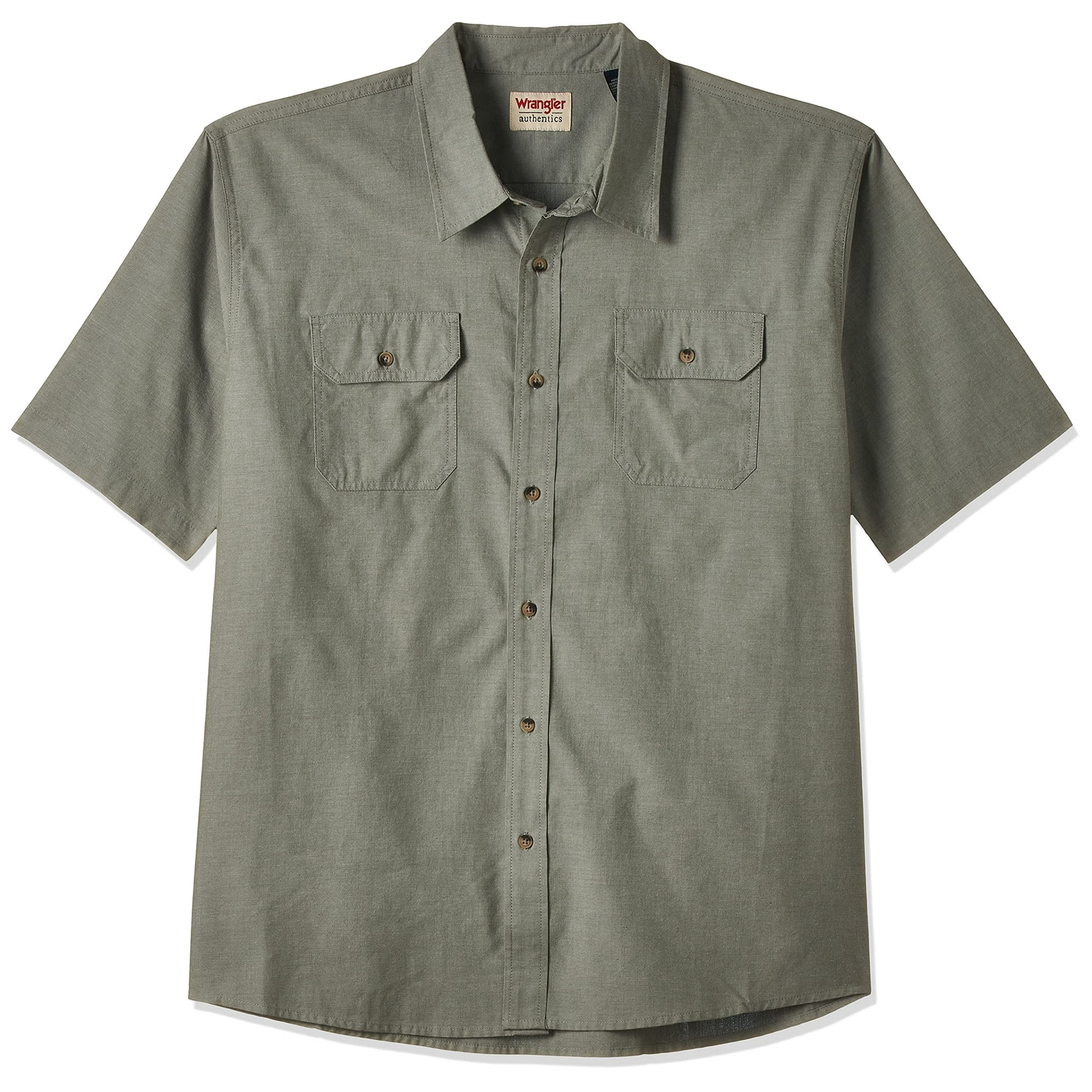 Barcode for Wrangler Authentics mens Short Sleeve Classic Woven Shirt ...