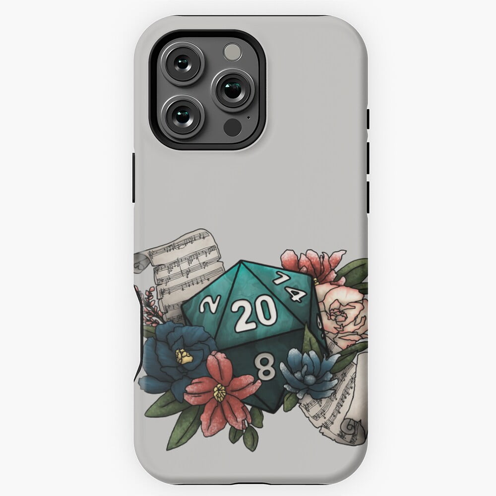Bard Class D20 Tabletop Dice Phone Case Compatible with iPhone 11-17 ...