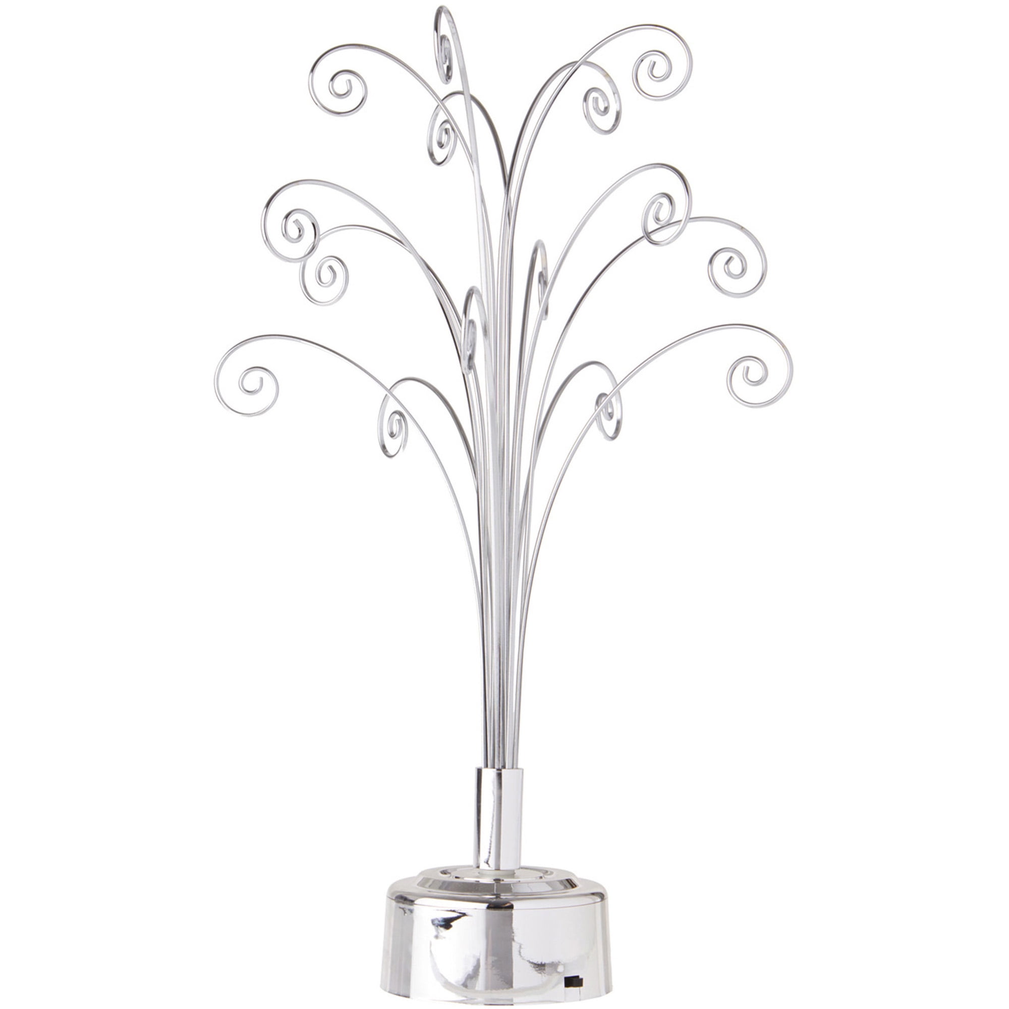 Bard's 15 Arm Silver Ornament Stand, Tree, 18" H x 10" W x 10" D ...
