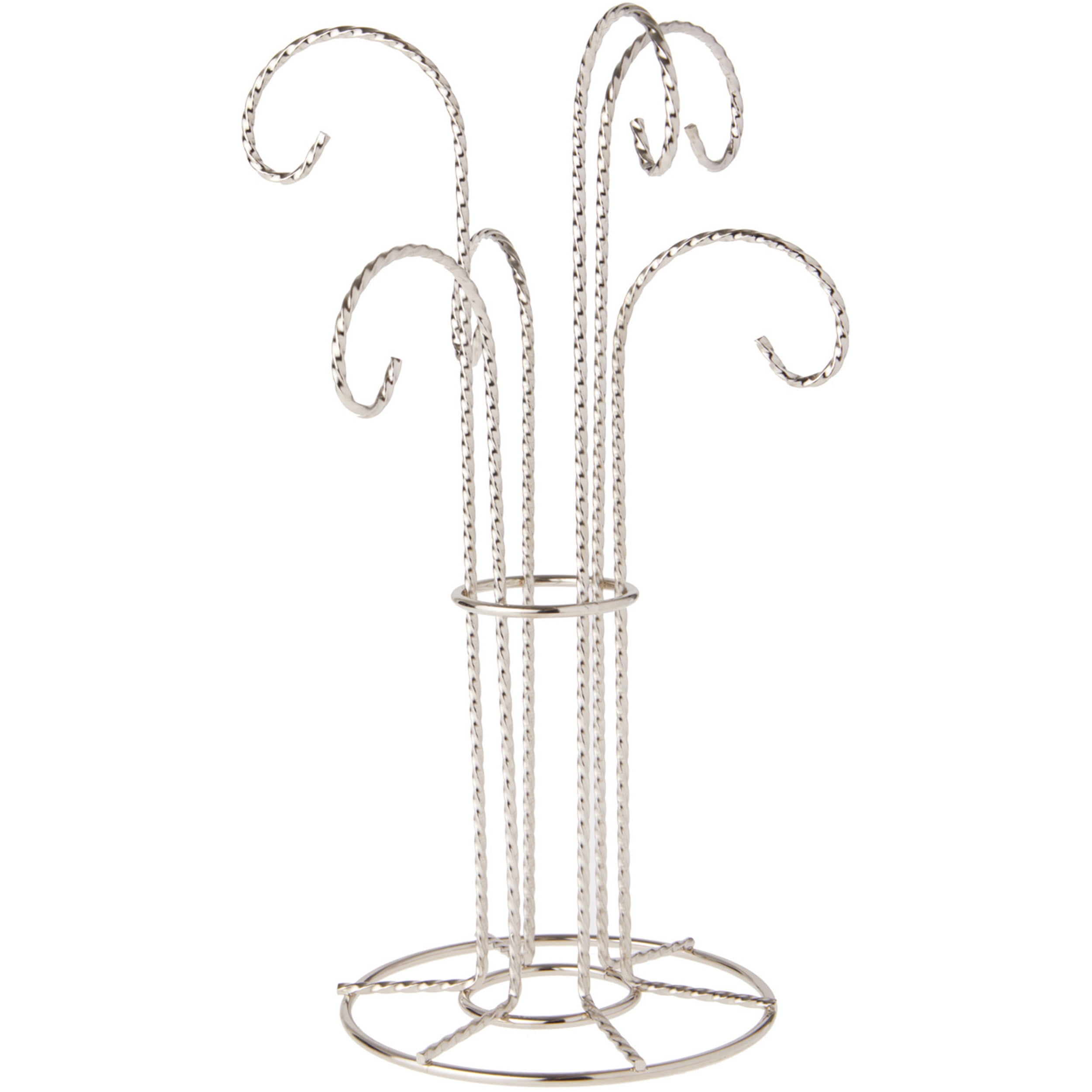 Bard's 6 Arm Silver Ornament Stand, 12" H x 6" W x 6" D - Walmart.com