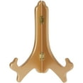 Bard's Hinged Gold-toned MDF Wood Plate Stand, 8" H x 7" W x 4.75" D ...