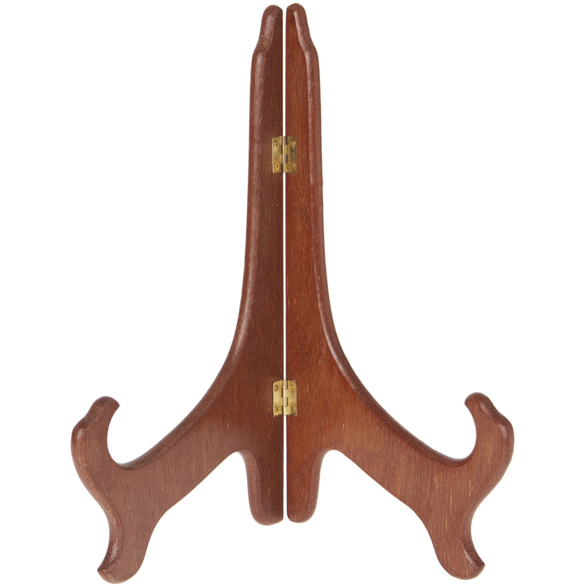 Bard's Hinged Medium Wood Plate Stand, 11" H x 8.5" W x 6" D (For 10 ...