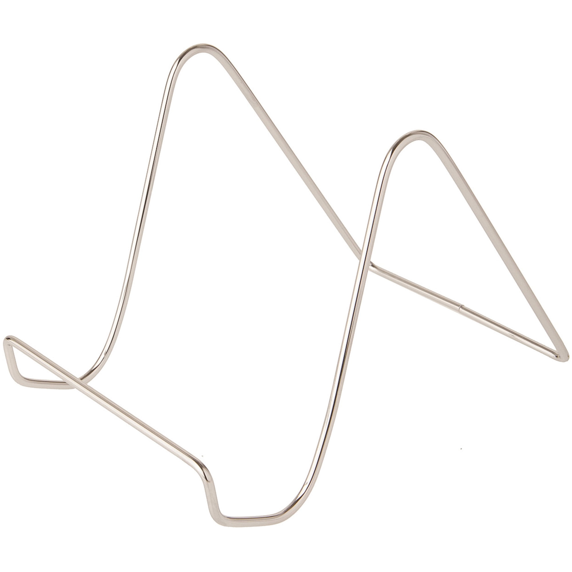 Bard's Plain Silver Wire Easel Stand, 6" H x 5.5" W x 8" D, Pack of 12 ...