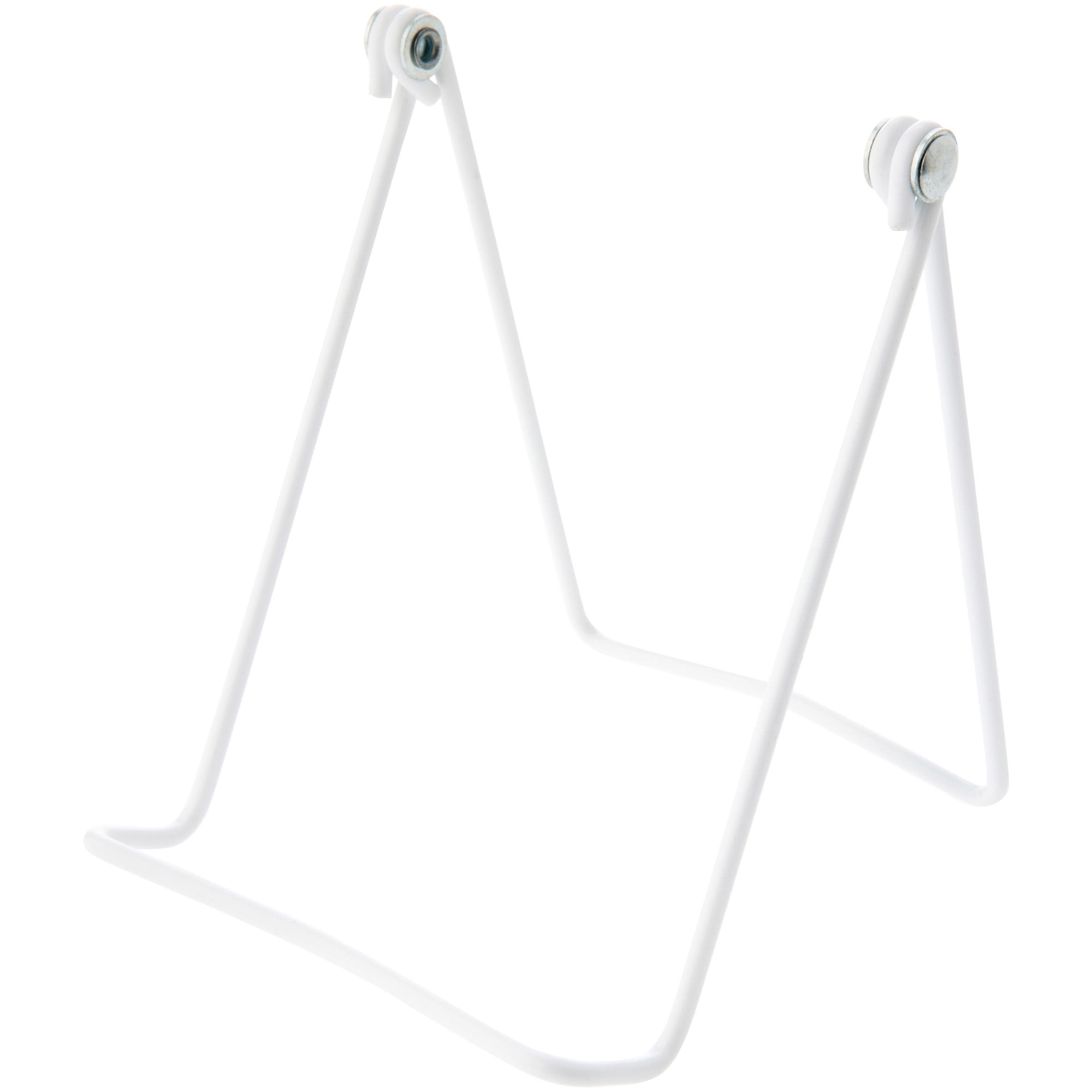 Bard's Vinyl Covered White Wire Easel Stand, 6" H x 4.5" W x 6" D, Pack ...