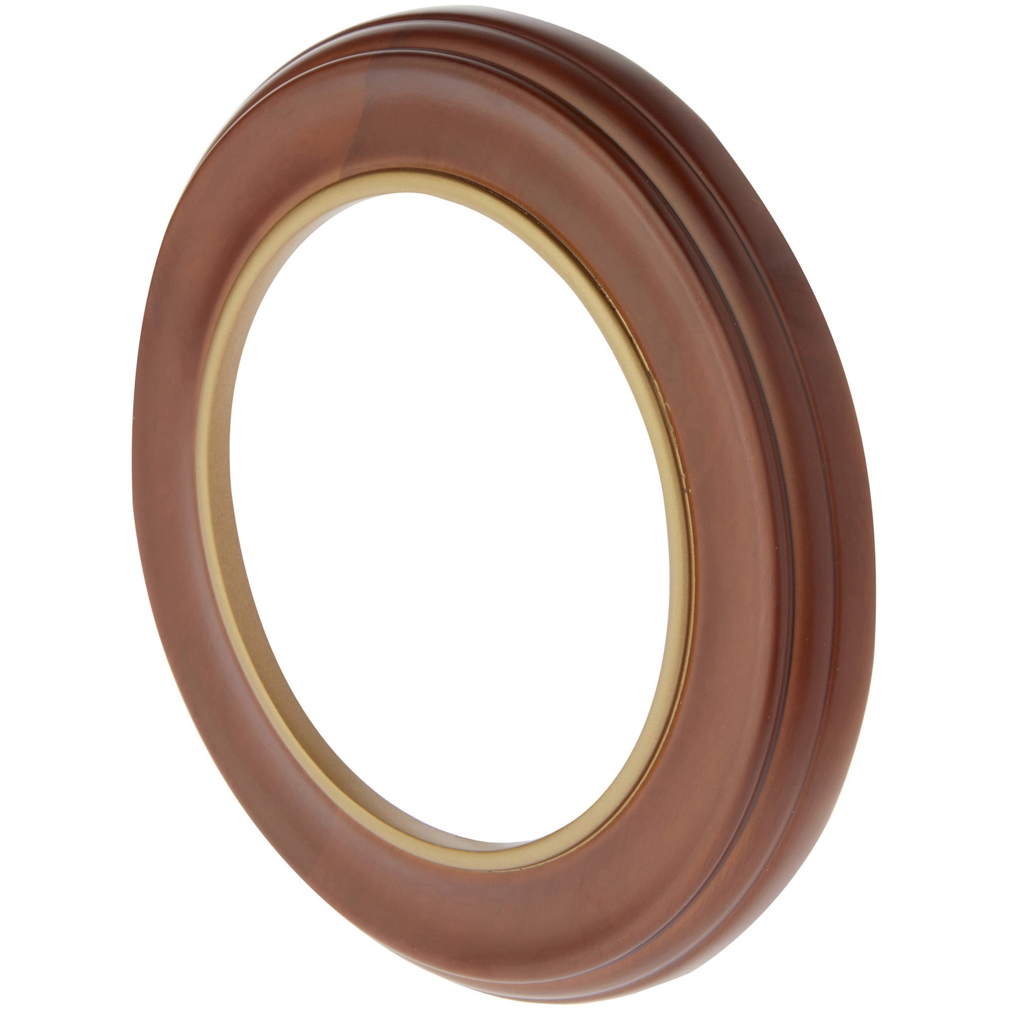 Bard's Walnut Wall Mountable Plate Frame with Gold Strip, 9.25" H x 9. ...
