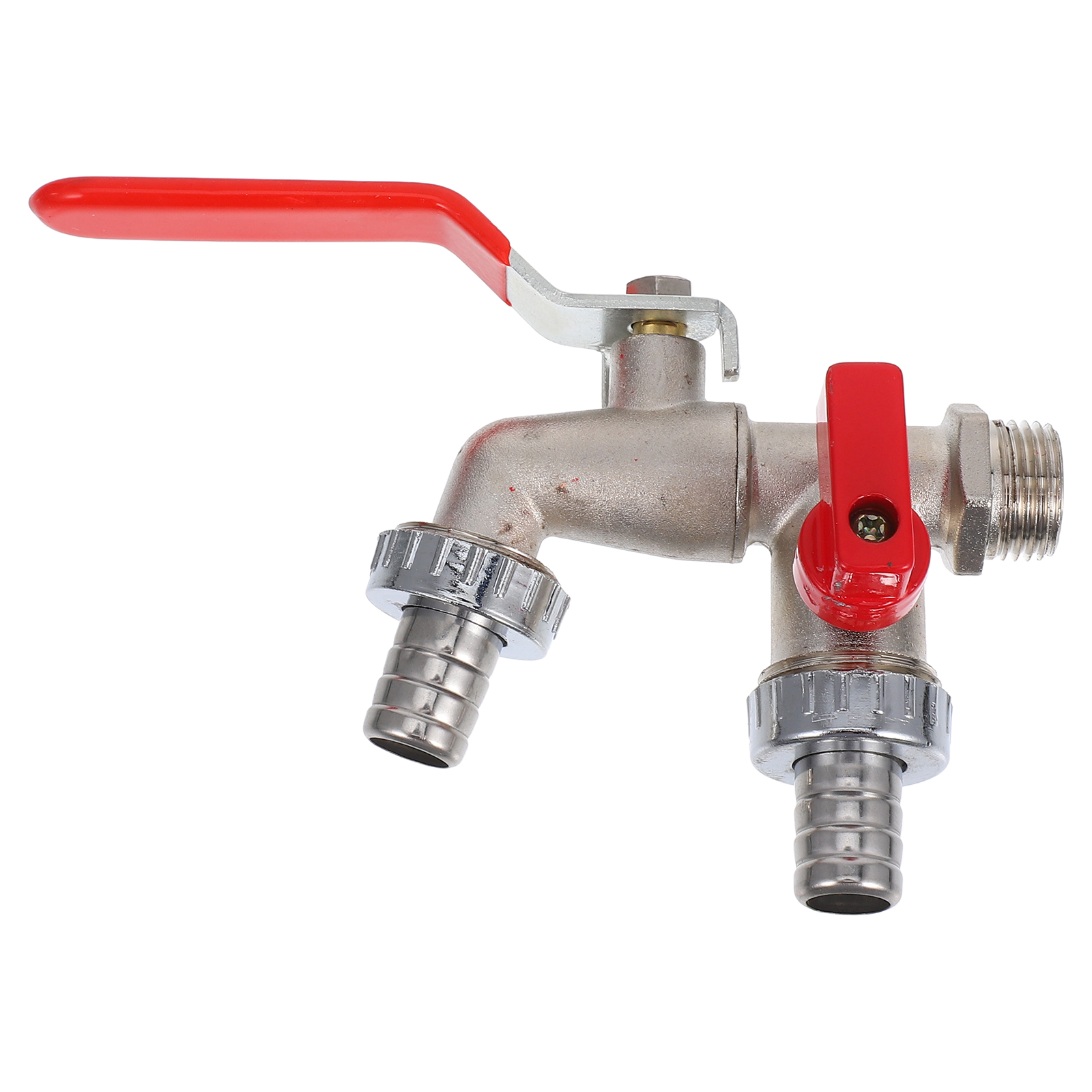 Bardistic Bathroom Washing Machine Faucet Hose Y Splitter with Shutoff ...