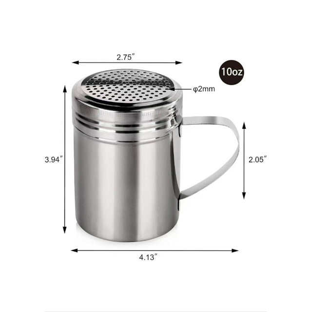 Bardistic Bright Coffee Dusting Can Salt and Pepper Shakers with ...