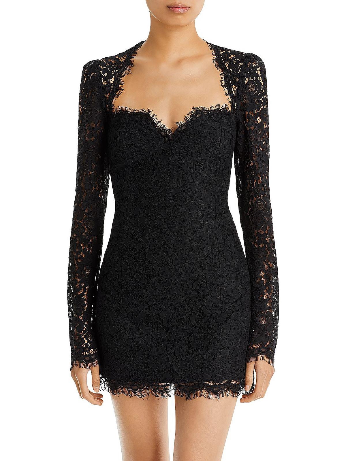 Bardot Womens Aurora Lace Mini Cocktail and Party Dress - Walmart.com