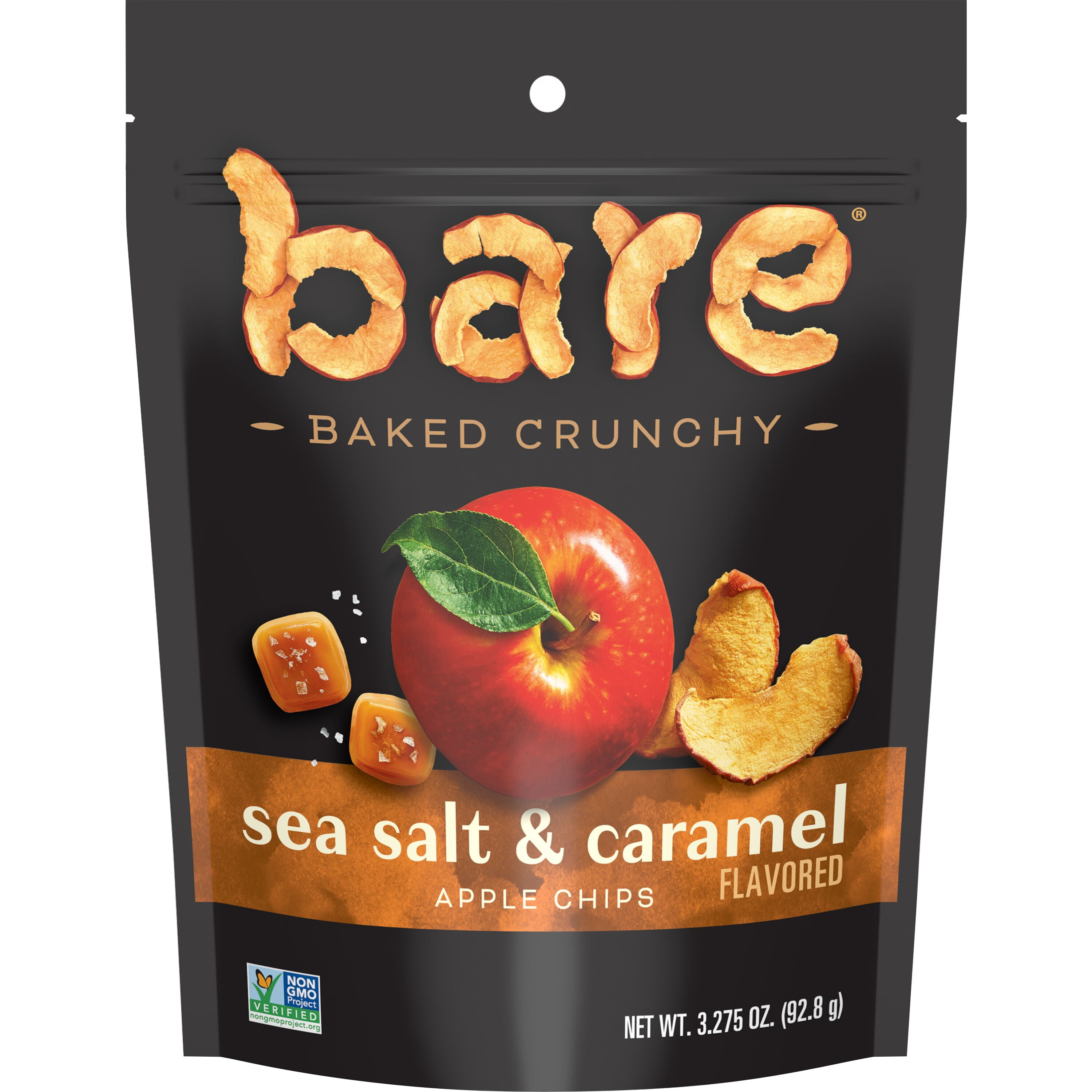 Bare Baked Crunchy Apple Chips, Sea Salt & Caramel, 3.275 oz - Walmart.com