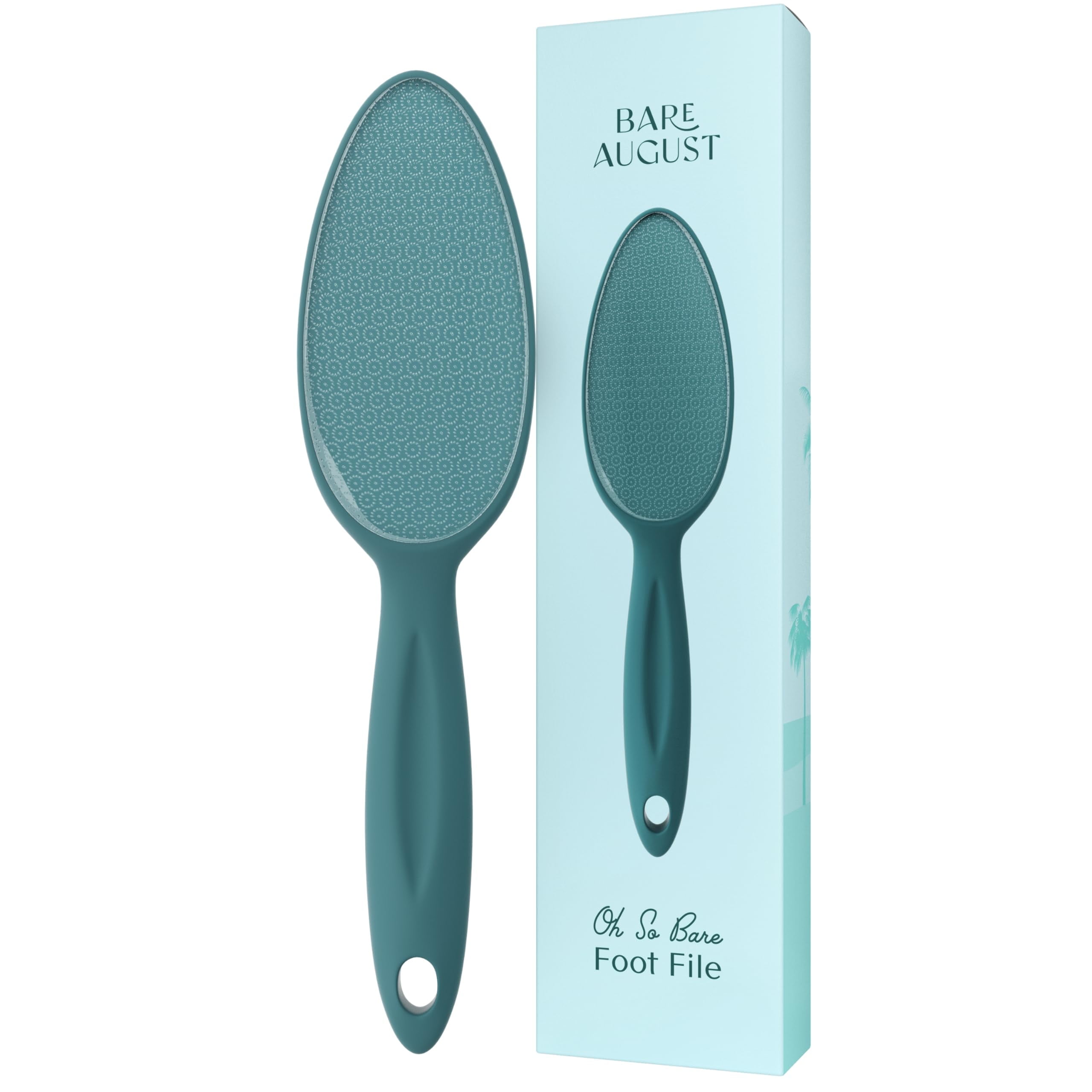 Bare August Glass Foot File Callus Remover - Heel Scraper & in-Shower ...