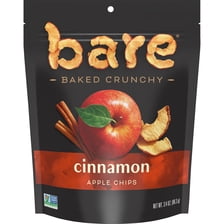Bare Baked Crunchy Gluten Free Apple Chips, Cinnamon, 1.4 oz Bag ...