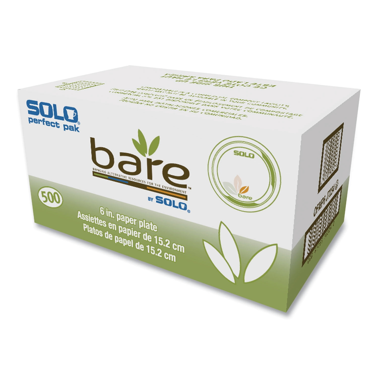 Bare Eco-Forward Paper Dinnerware Perfect Pak, ProPlanet Seal, Plate, 6 ...