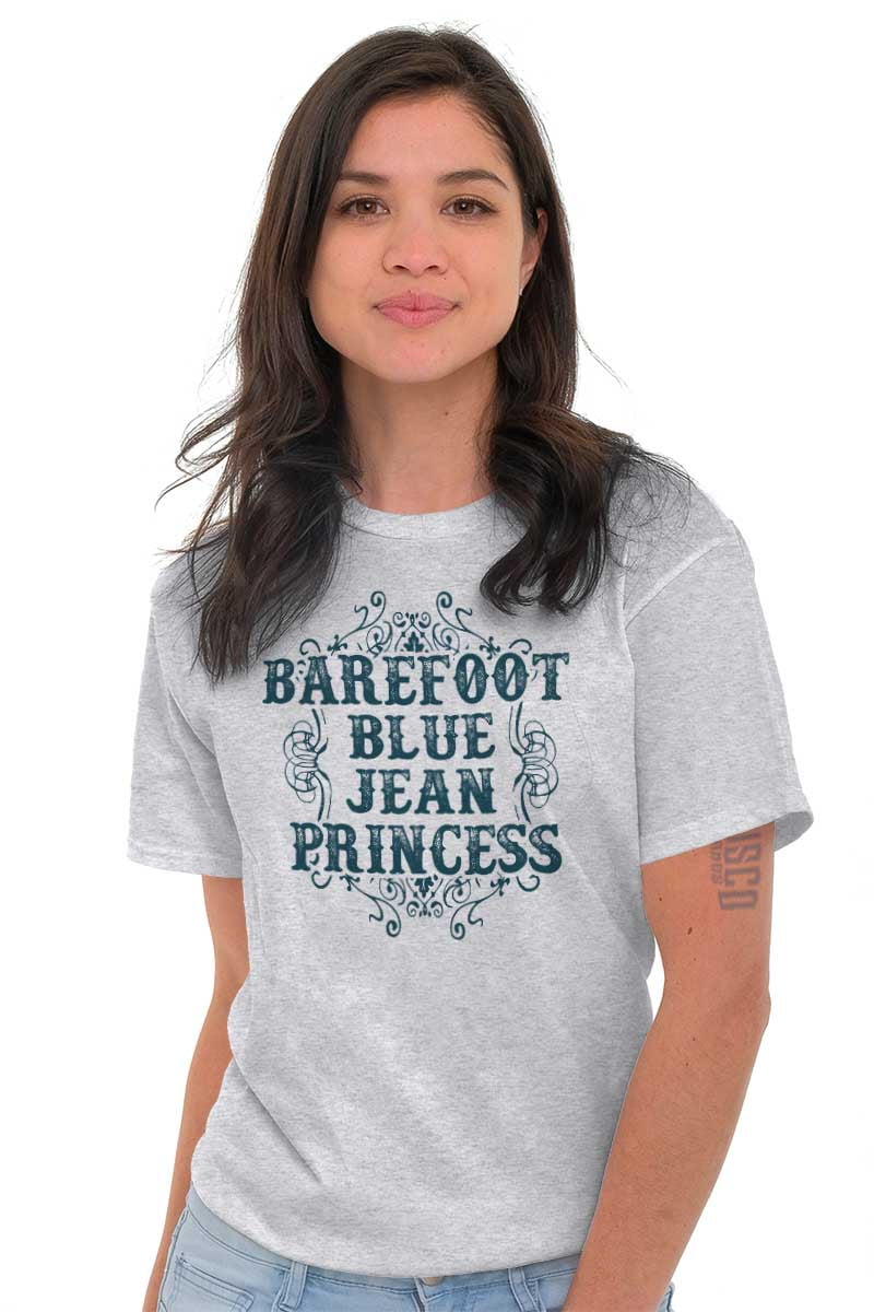 Bare Foot Buck Wild Cute Southern Women's Graphic T Shirt Tees Brisco ...