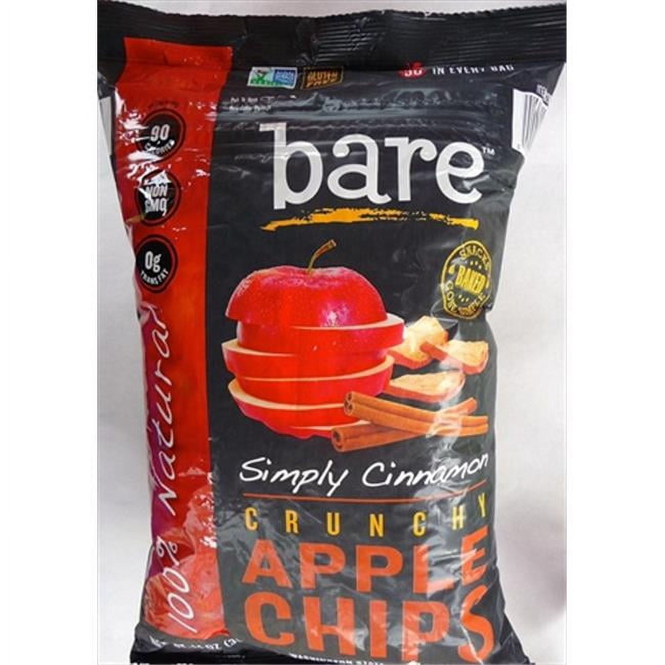 Bare Fruit 3 Ounce Simply Cinnamon Crunchy Apple Chips - Walmart.com
